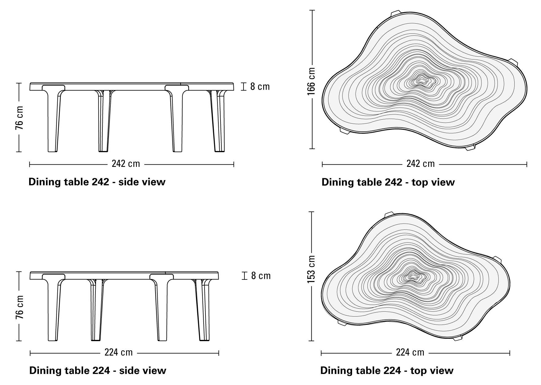 Linteloo Isola eetkamertafel | Van der Donk interieur